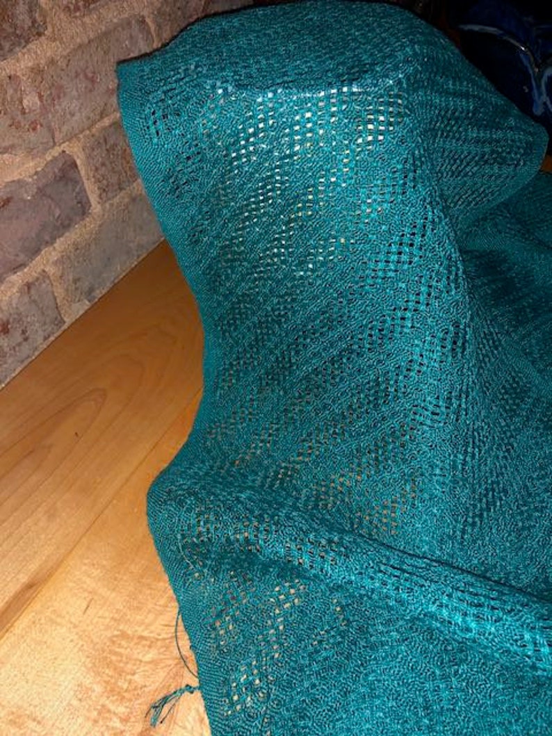 Huck Lace 8-shaft Weaving Pattern and Yarn Kit in Linen - Etsy