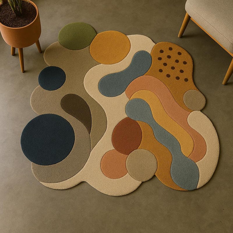 Blob Rug - Etsy
