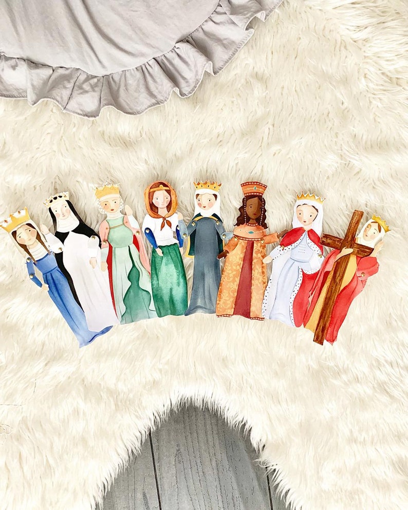 Digital Download Princess Saint Paper Dolls - Etsy