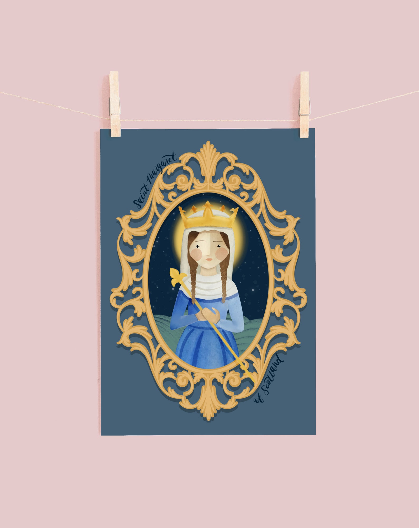 Digital Download Princess Saint Prints for Gallery Wall - Etsy