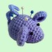 Toy Mouse Pin Cushion Crochet Animal Pincushion With Pins - Etsy