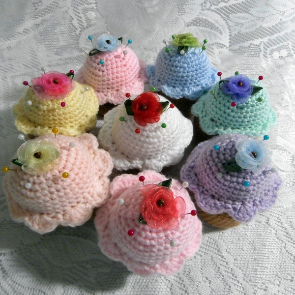 Cupcake Pincushion - Etsy