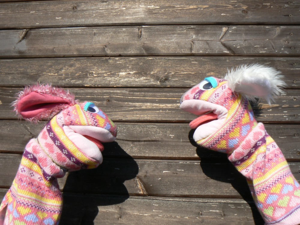 CUSTOM ORDER Hand Puppet With Furry Ears Und Moving Mouth | Etsy