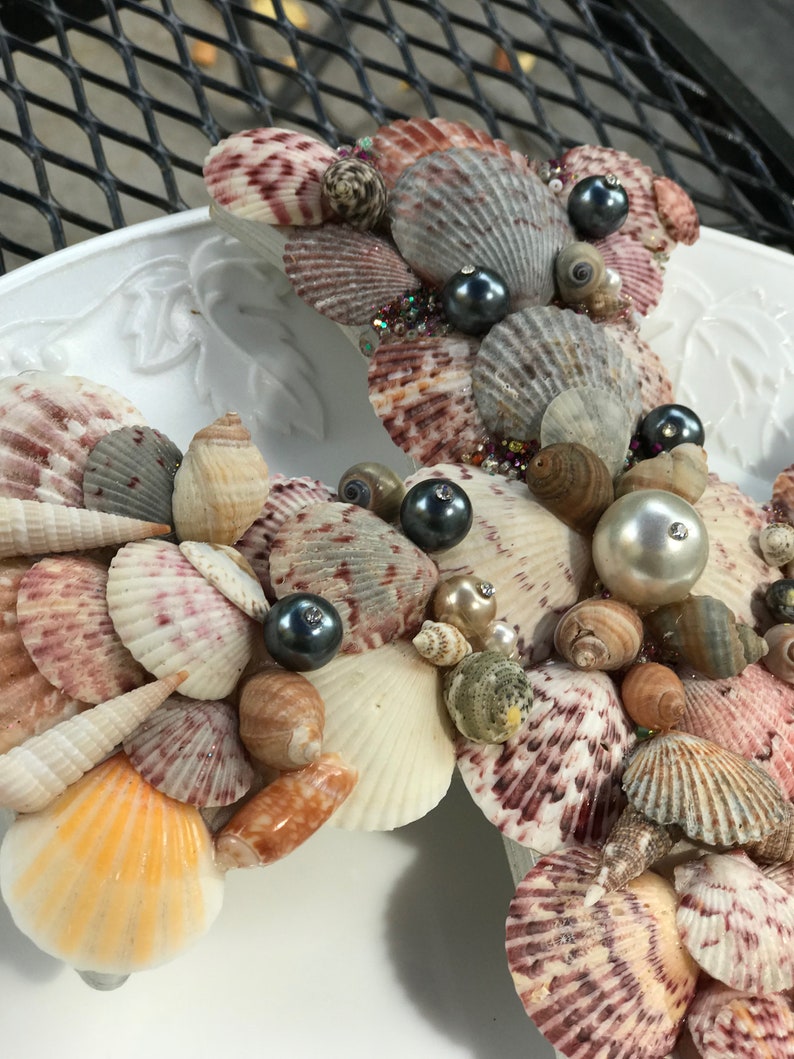 Handpicked Sea Shell Cross, Shell Art, Sea Shells, Gifts, Cross, Pearls ...