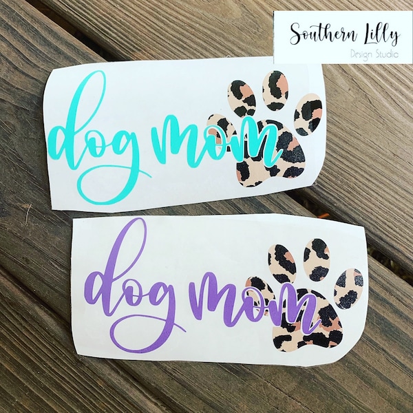 Dog Mom Decal - Etsy