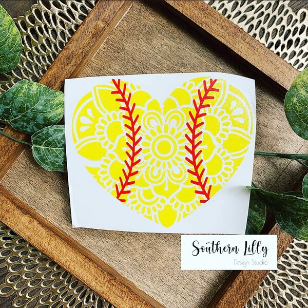 Softball Vinyl - Etsy