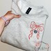 Bow Embroidered Personalized Sweatshirt With Monogram Valentines Gift ...