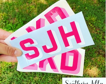 Preppy Car Decal - Etsy