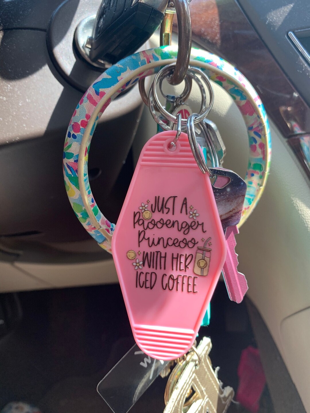 Passenger Princess With Her Coffee Motel Keychain Keyfob Iced - Etsy