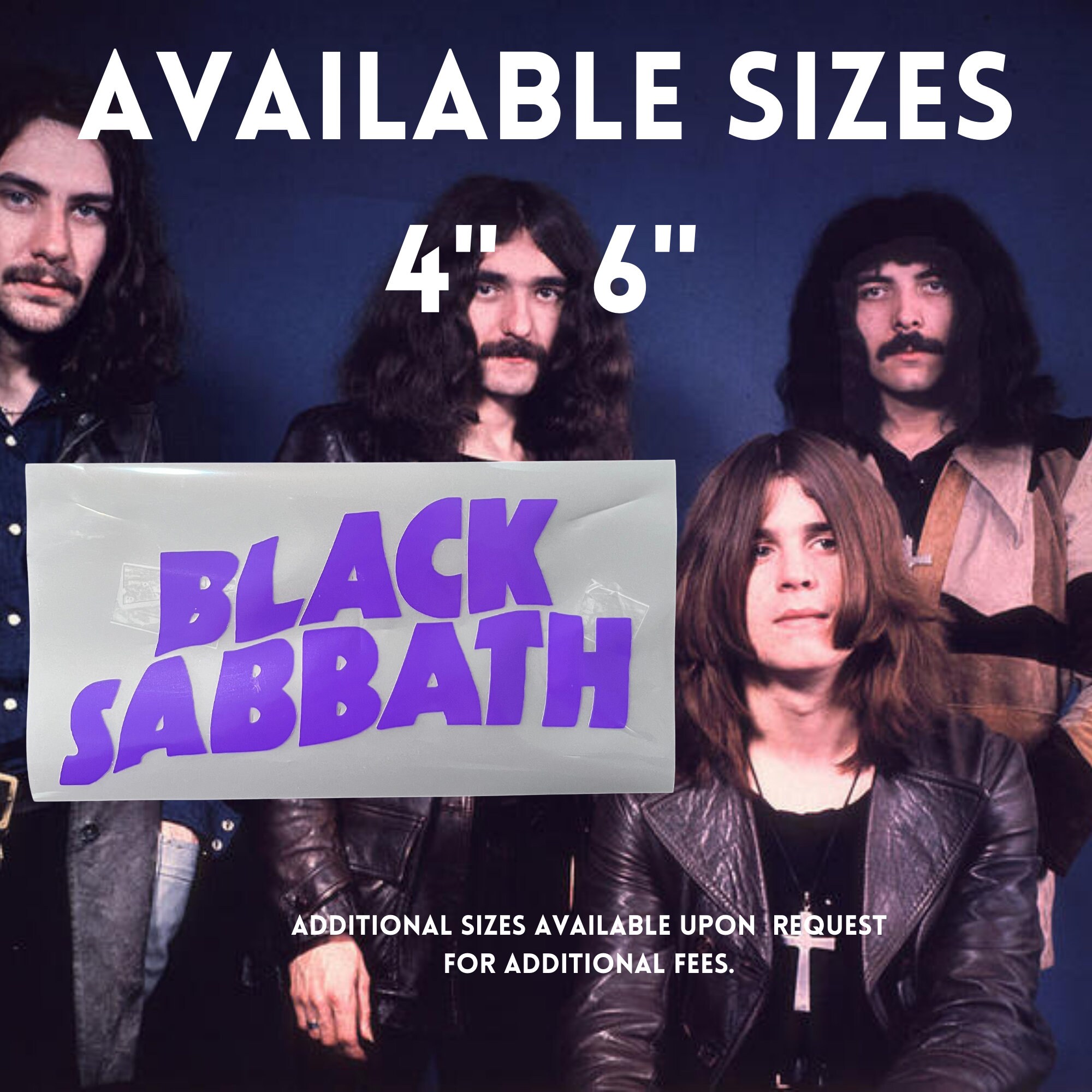 Black Sabbath Permanent Decal - Etsy