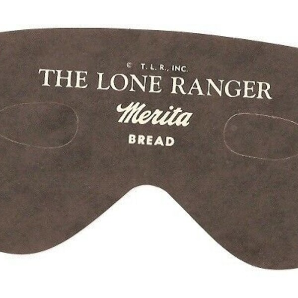 Lone Ranger Mask - Etsy