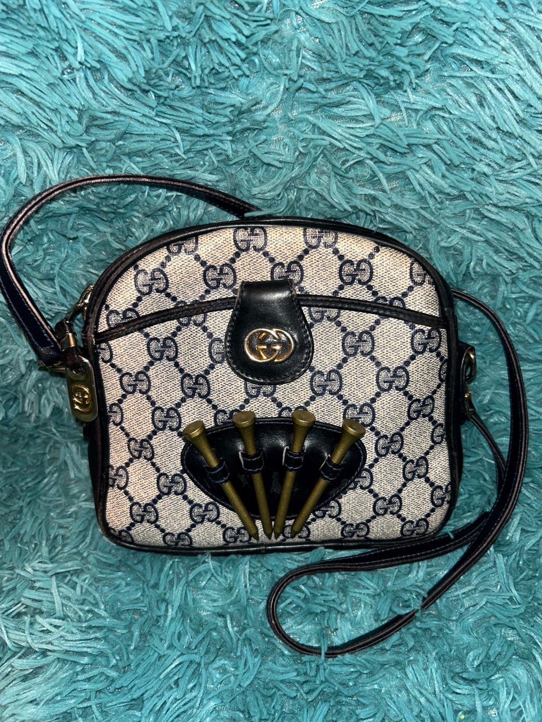 RARE Gucci Golf Tee Crossbody/belt Bag - Etsy