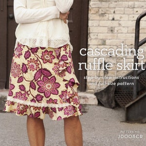 Cascading Ruffle Skirt Sewing Patterns by Eclectic Modern Joel Dewberry ...