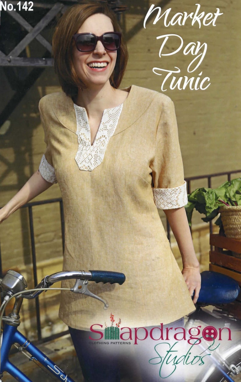 Market Day Tunic Sewing Pattern From Snapdragon Studios New! - Etsy