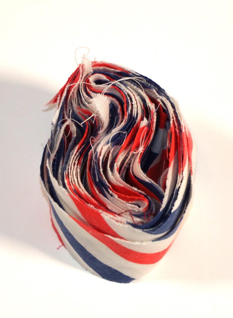 Handmade Bias Binding From a 1970's Vintage Bed Sheet Red White Blue - Etsy