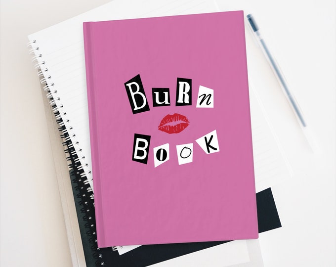 Burn Book Replica BLANK or MOVIE VERSION, 8.5x11, Matte Hardcover ...