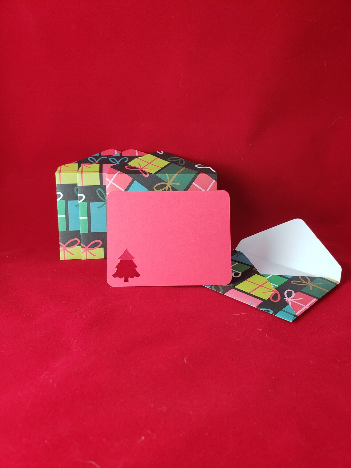 Assorted Mini Christmas Cards / Blank Cards / Christmas Pattern ...
