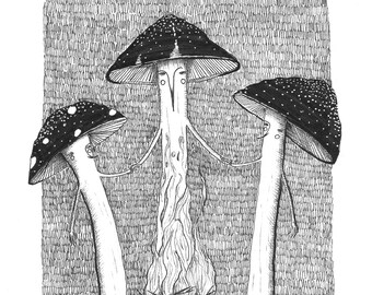 Gothic Mushroom - Etsy