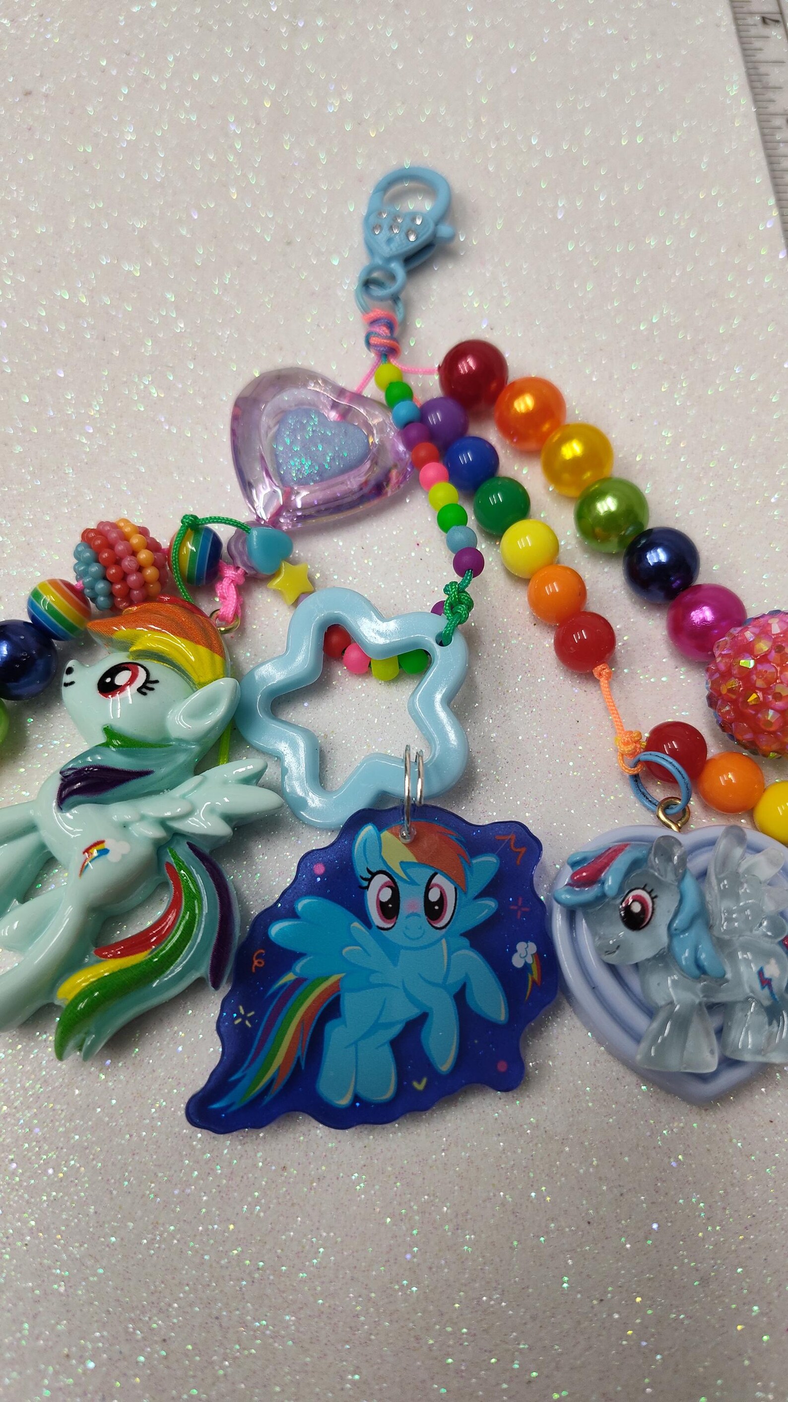 My Little Pony Junk Journal Charm, Keychain or Purse Clip - Etsy