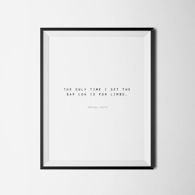 Michael Scott Quote - Etsy