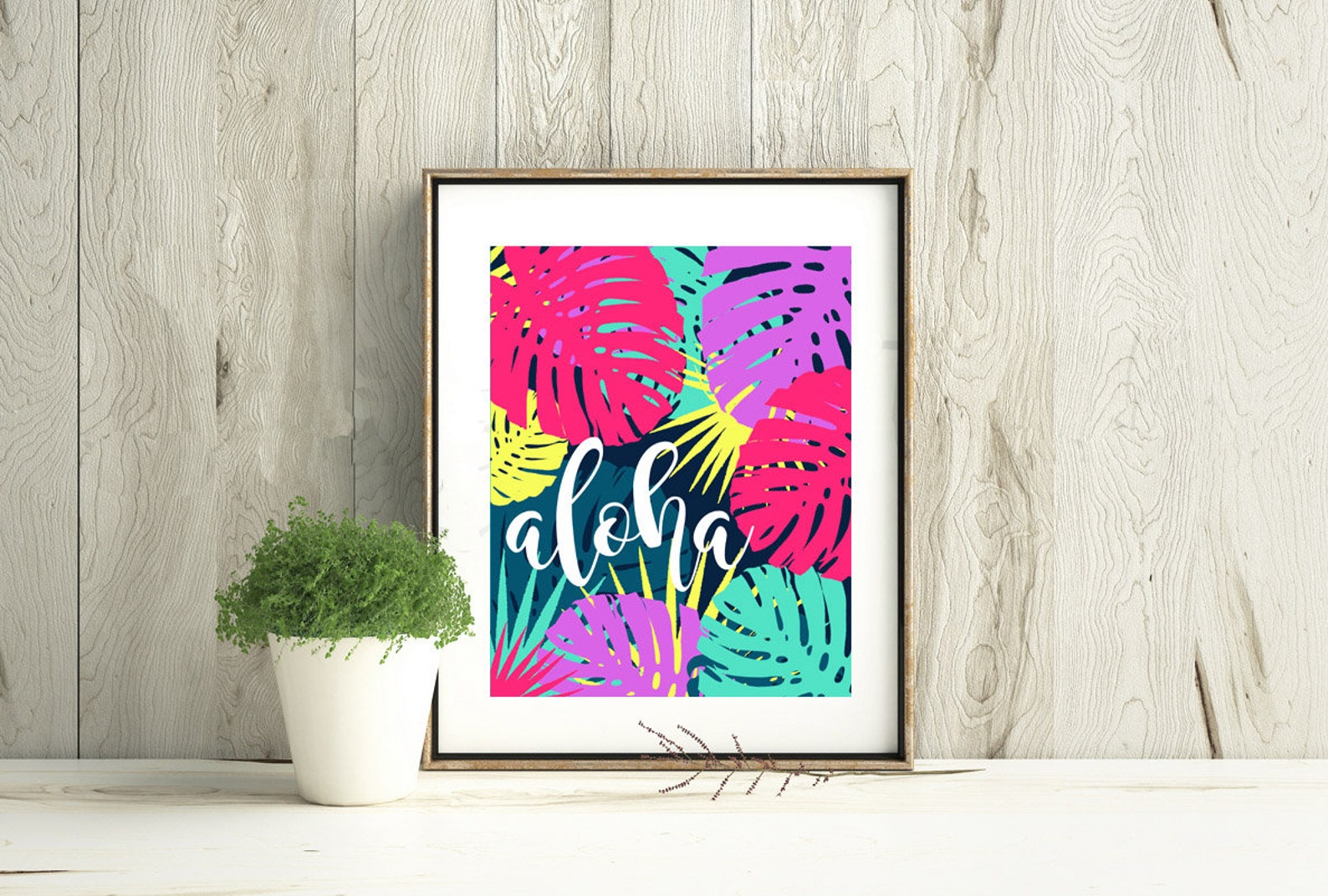 Tropical Aloha Print, Tropical Art, Aloha Print, Hawaii Print, Tropical ...