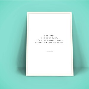 I Am Fast, I'm Very Fast - Michael Scott Quote, the Office TV Show ...