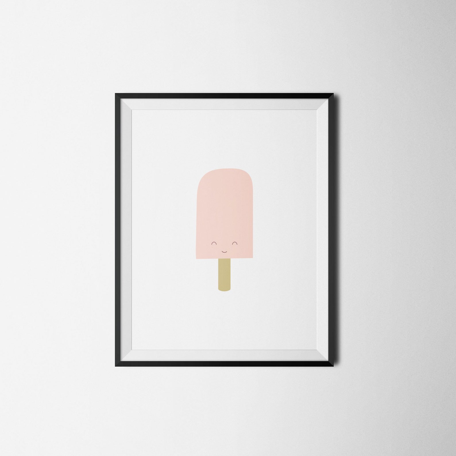 Popsicle Printable, Nursery Wall Art, Happy Decor, Kids Room Decor ...