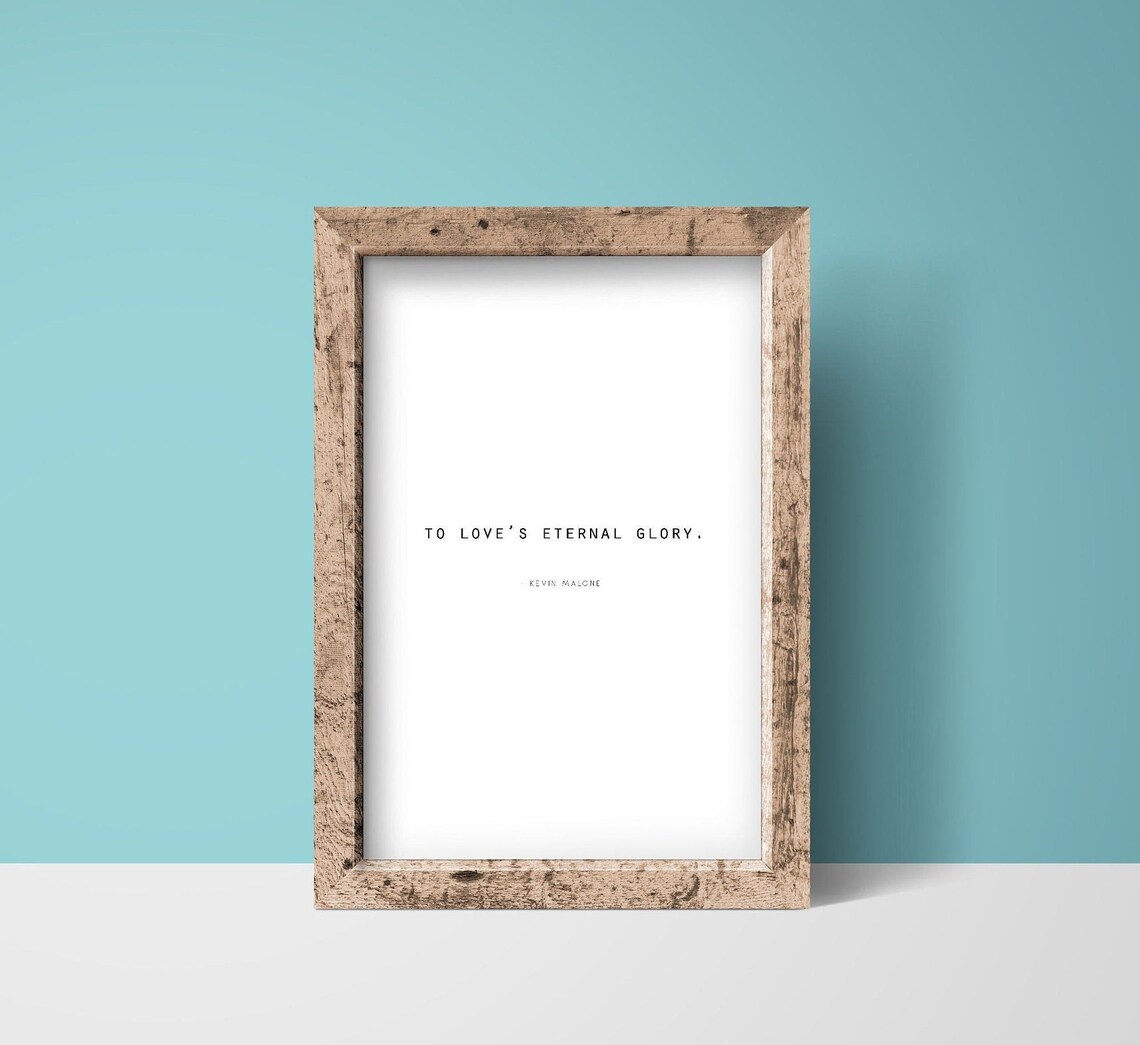To Love's Eternal Glory the Office TV Show Printable - Etsy