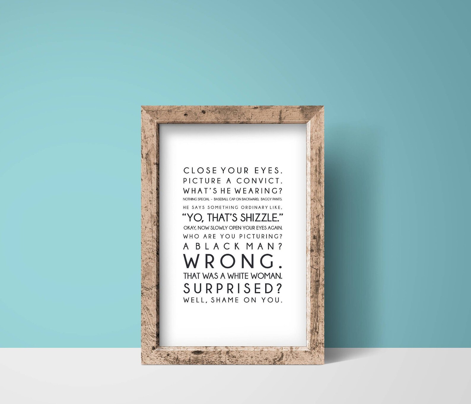 Close Your Eyes Picture A Convict, the Office TV Show Printable, Office ...
