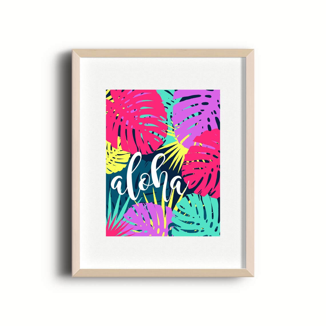 Tropical Aloha Print Tropical Art Aloha Print Hawaii Print | Etsy