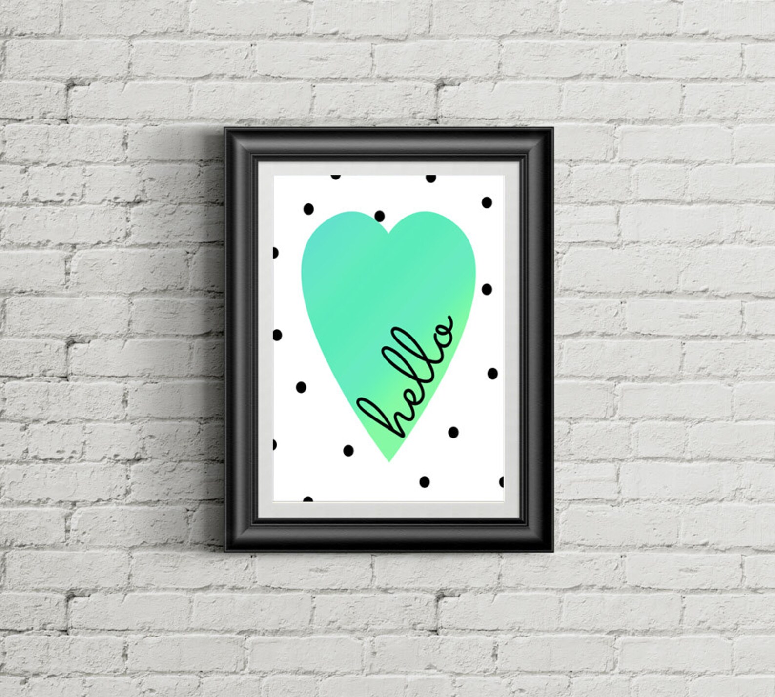 Hello Digital Print Wall Art Home Decor Digital Printable - Etsy