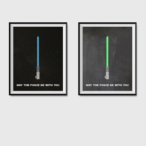 Star Wars "may the Force Be With You" - Digital Print, Star Wars ...