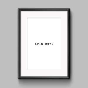The Office TV Show Print, Spin Move, Dwight Schrute Quote, the Office ...