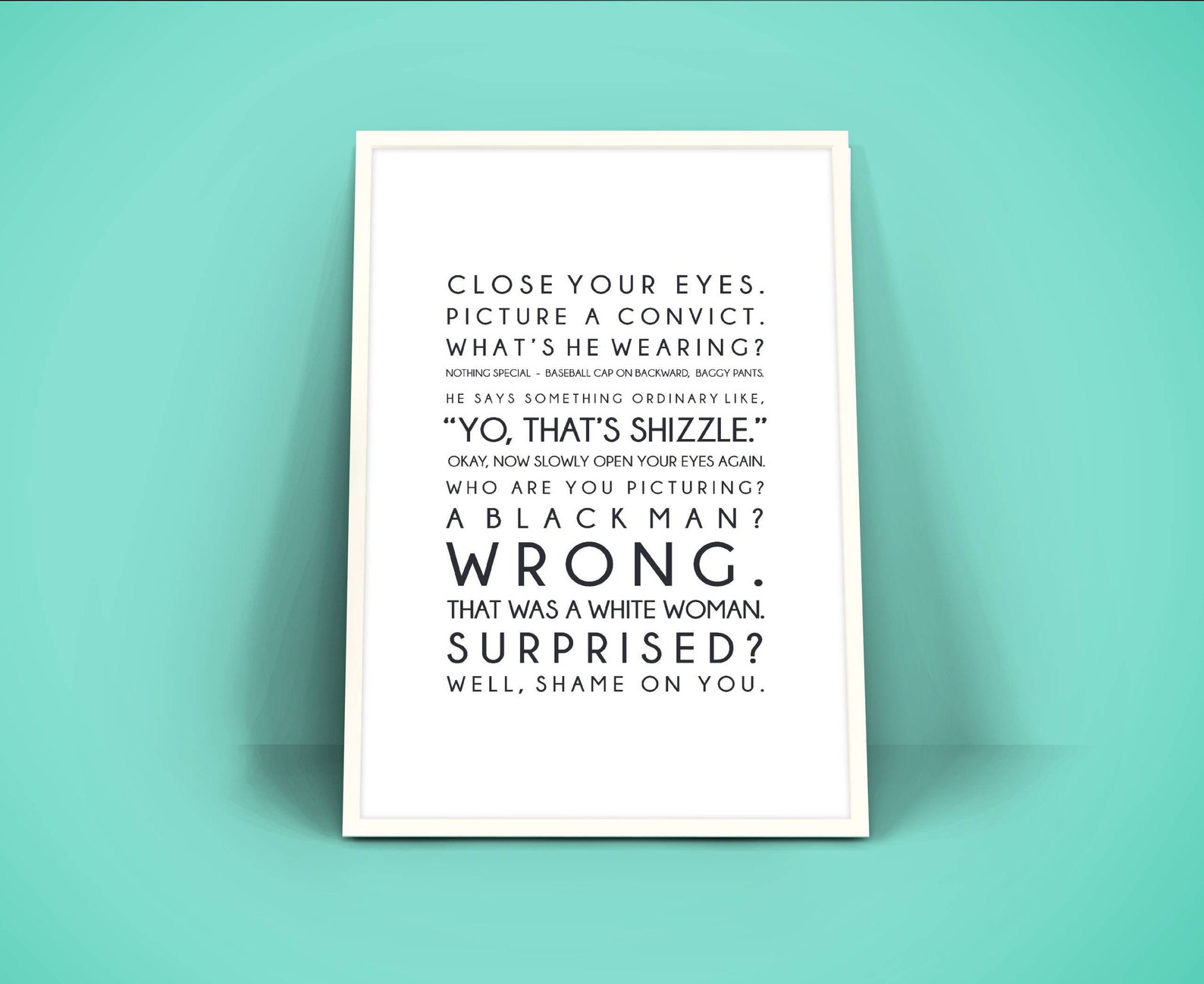 Close Your Eyes Picture A Convict, the Office TV Show Printable, Office ...