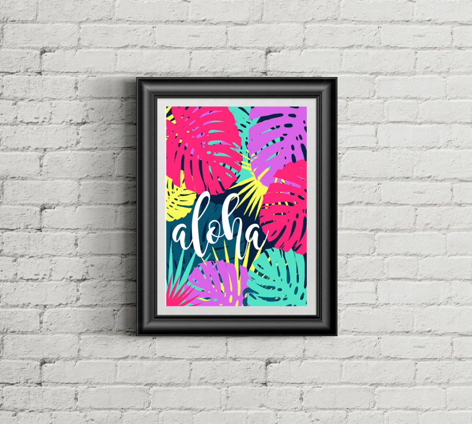 Tropical Aloha Print, Tropical Art, Aloha Print, Hawaii Print, Tropical ...