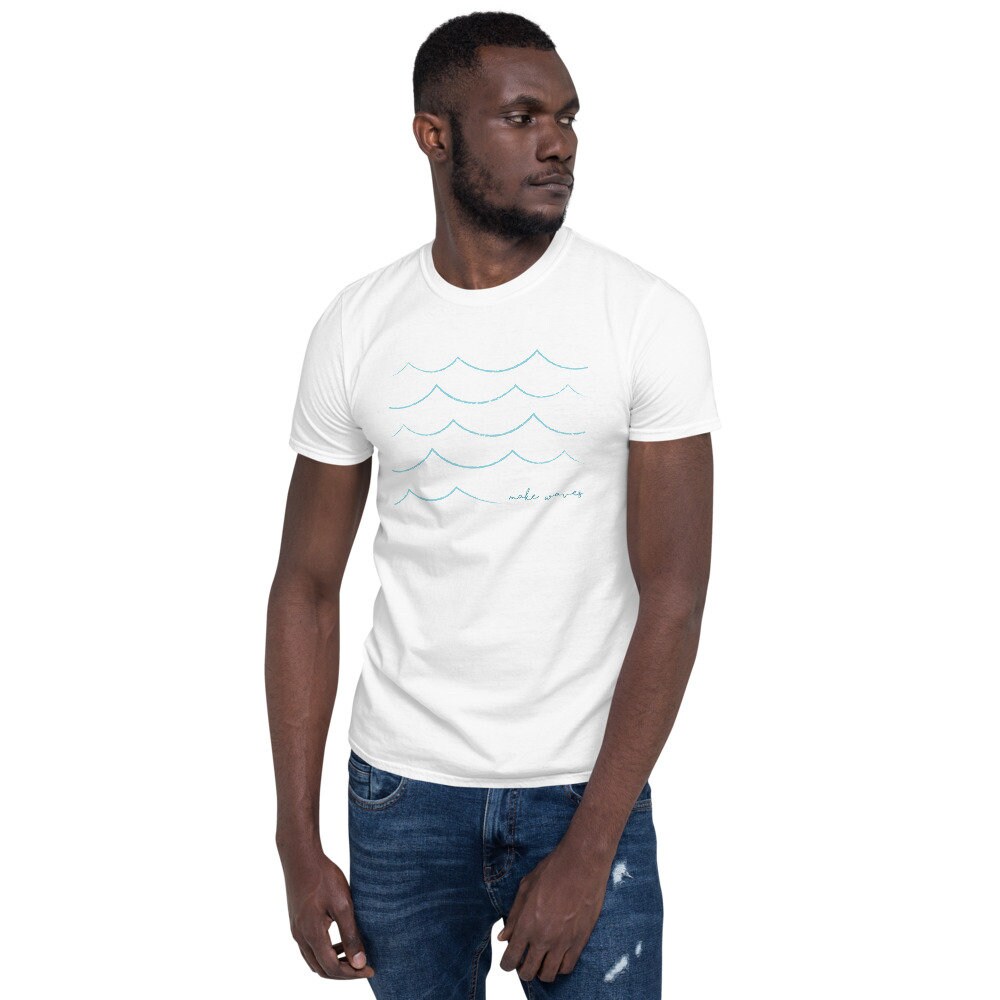 Waves Shirt, Make Waves, Unisex T-shirt, Beach Shirt, Lake Shirt, Ocean ...