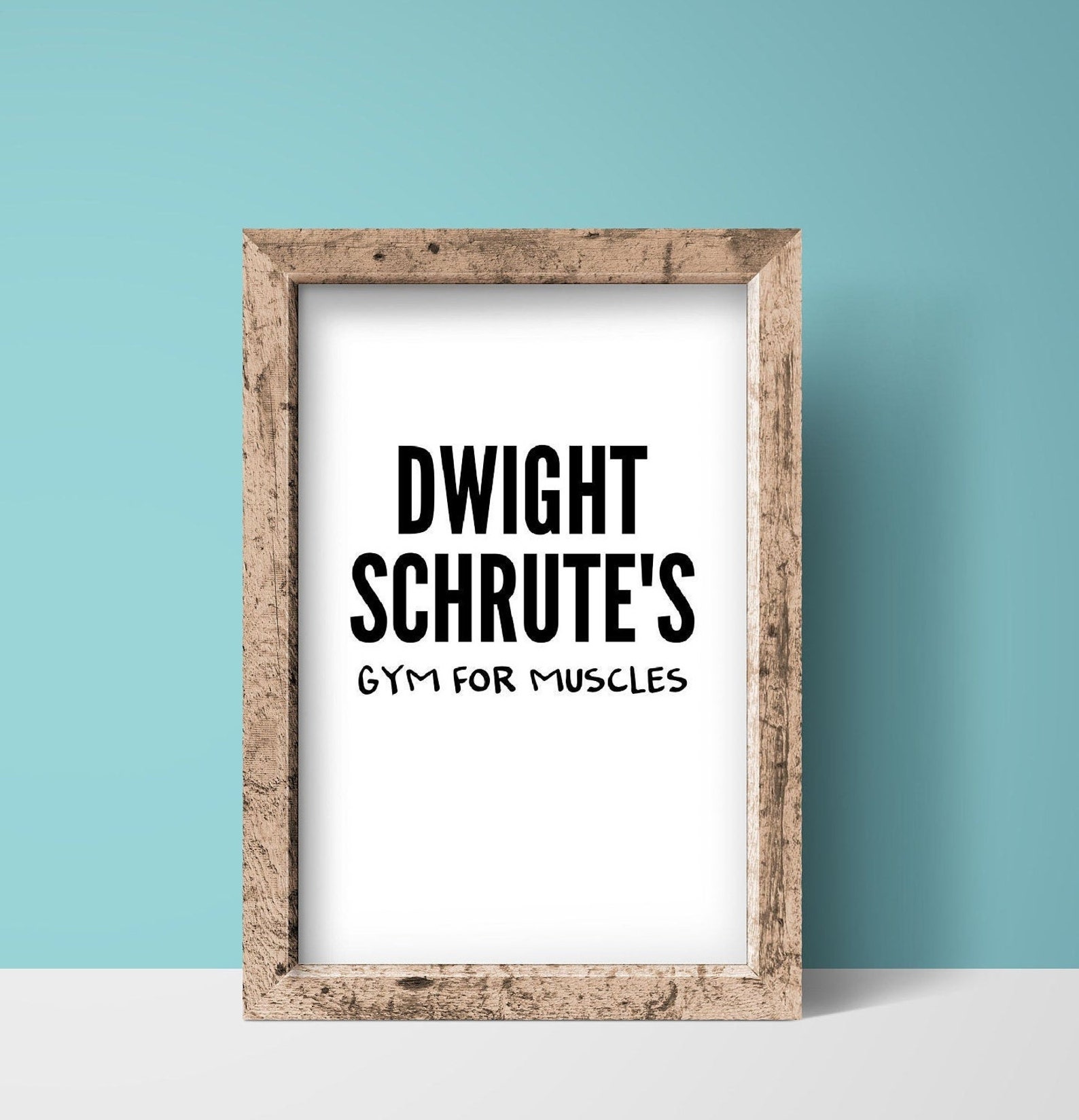 Dwight Schrute's Gym for Muscles the Office TV Show - Etsy