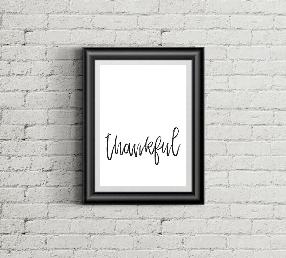 Instant Download, Thankful Printable, Fall Printable, Autumn Print ...