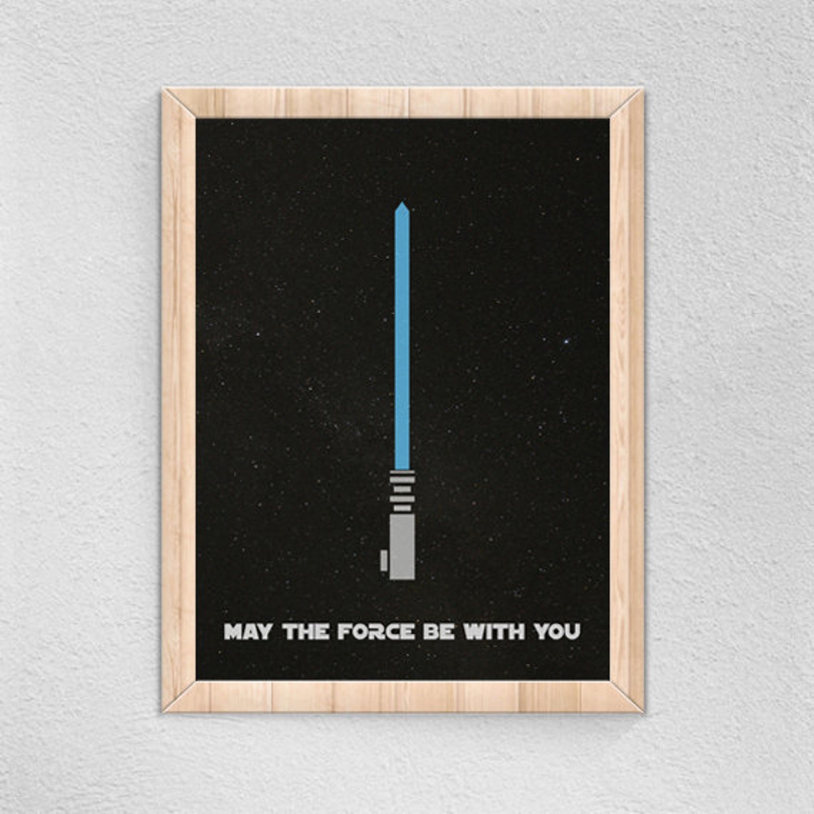 Star Wars "may the Force Be With You" - Digital Print, Star Wars ...