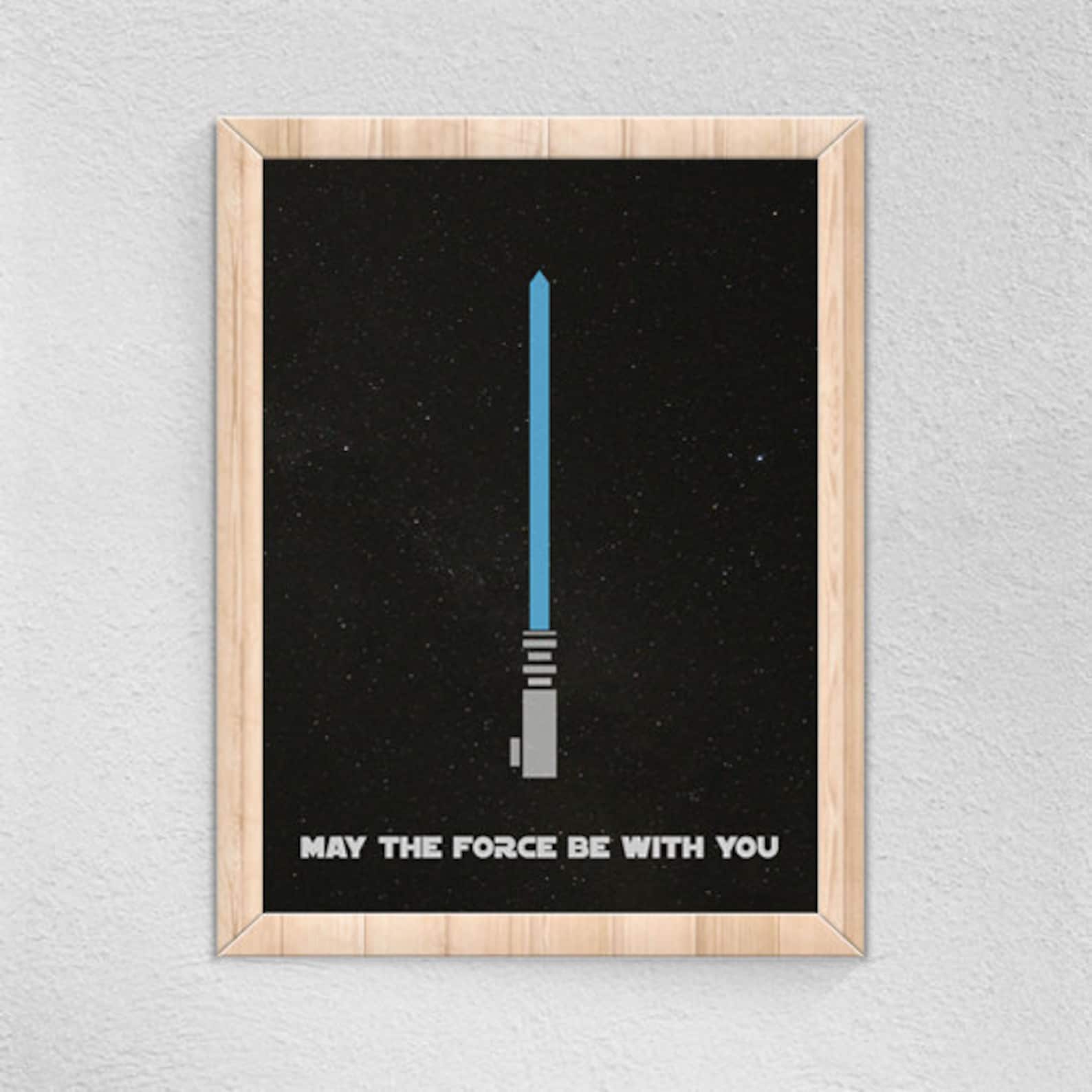 Star Wars may the Force Be With You Digital | Etsy