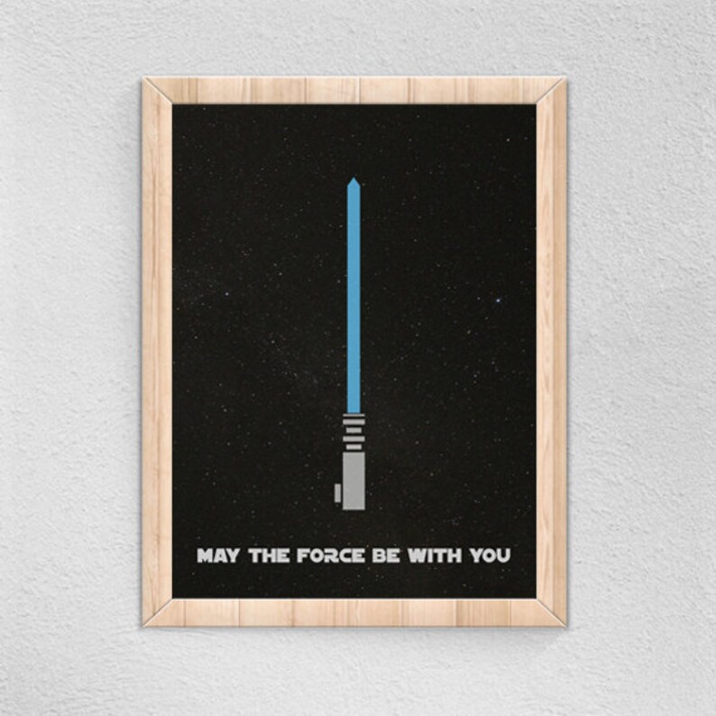 Star Wars may the Force Be With You Digital - Etsy