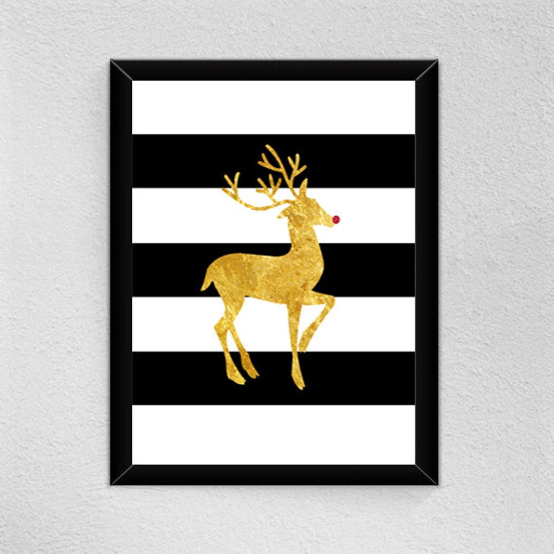 Rudolph Digital Print, Rudolph the Red-nosed Reindeer, Reindeer Digital ...