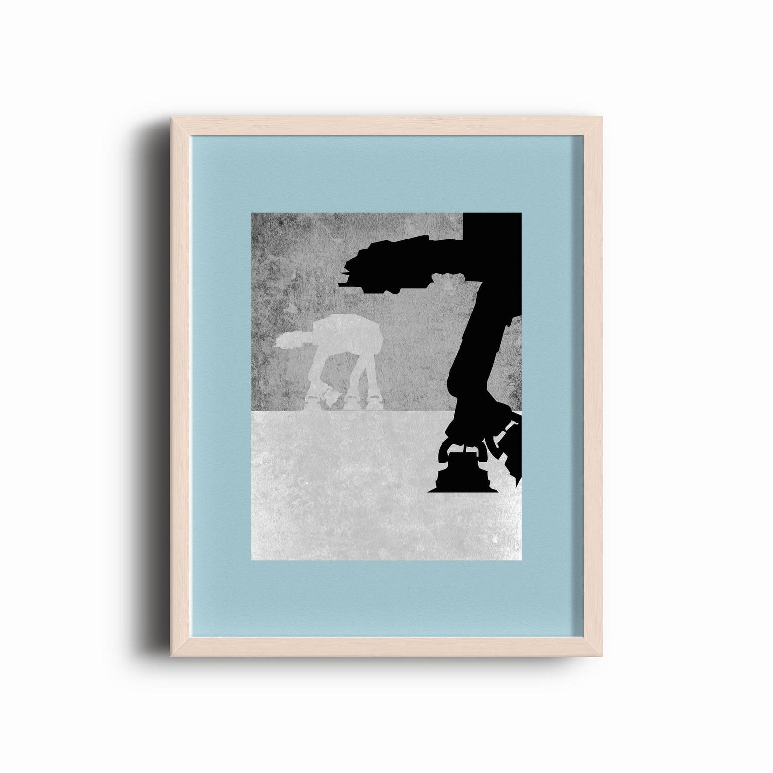 Star Wars Art Imperial Walker Digital Print Star Wars Print - Etsy
