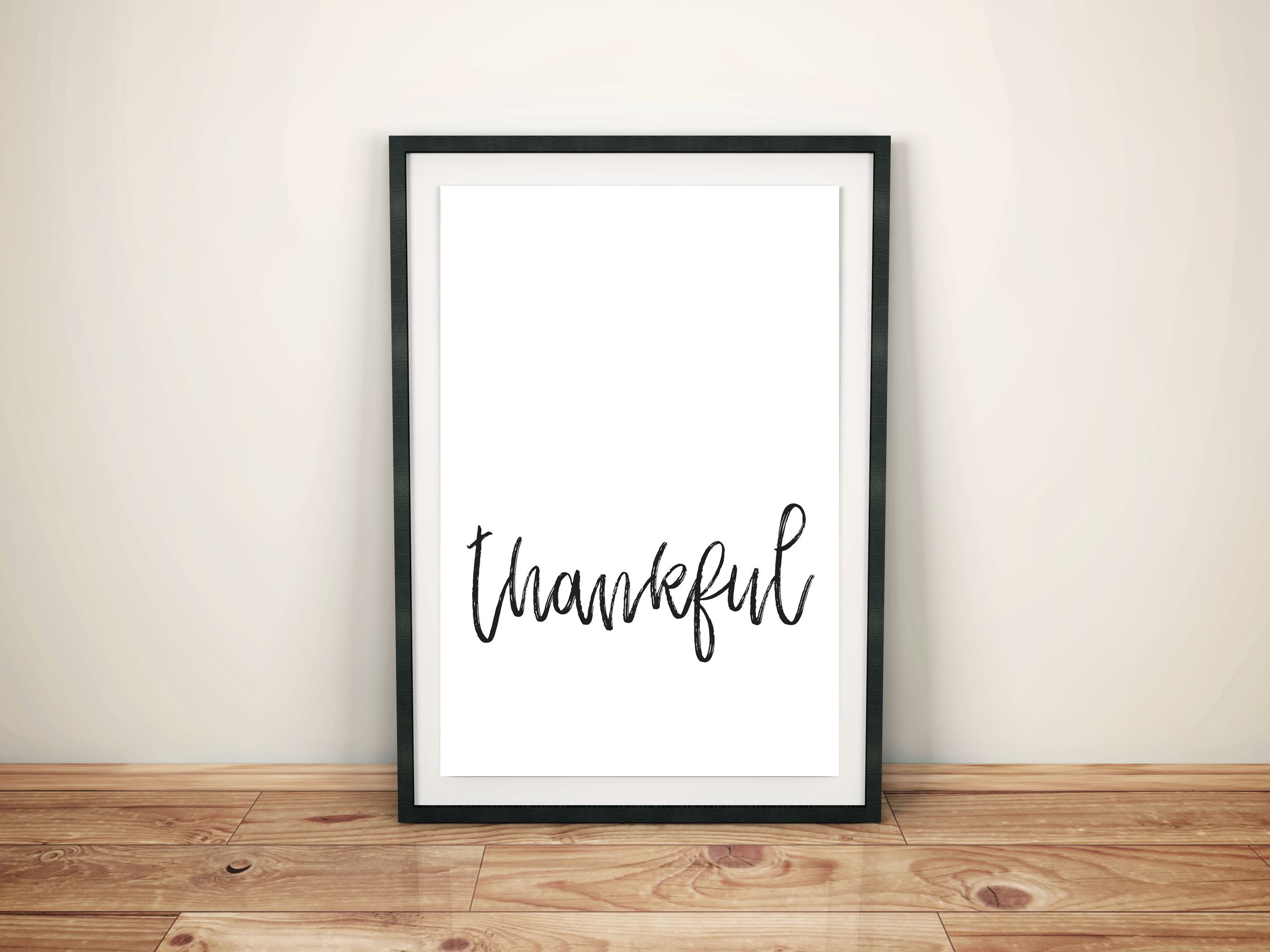 Instant Download, Thankful Printable, Fall Printable, Autumn Print ...