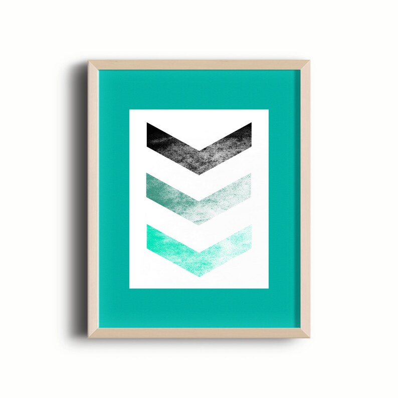 Chevron Arrow Digital Print, Distressed Chevron Print, Chevron Home ...