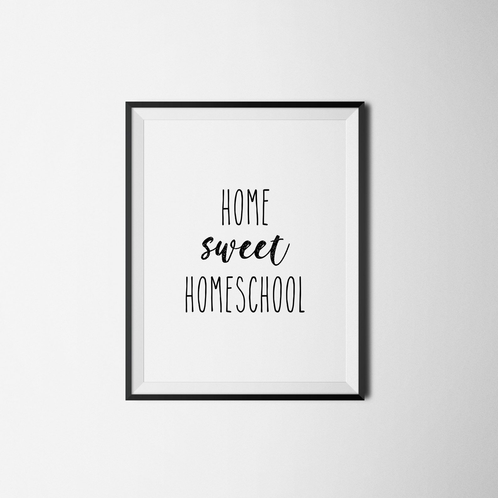 Homeschool Decor Home Sweet Homeschool Home School Wall Art - Etsy