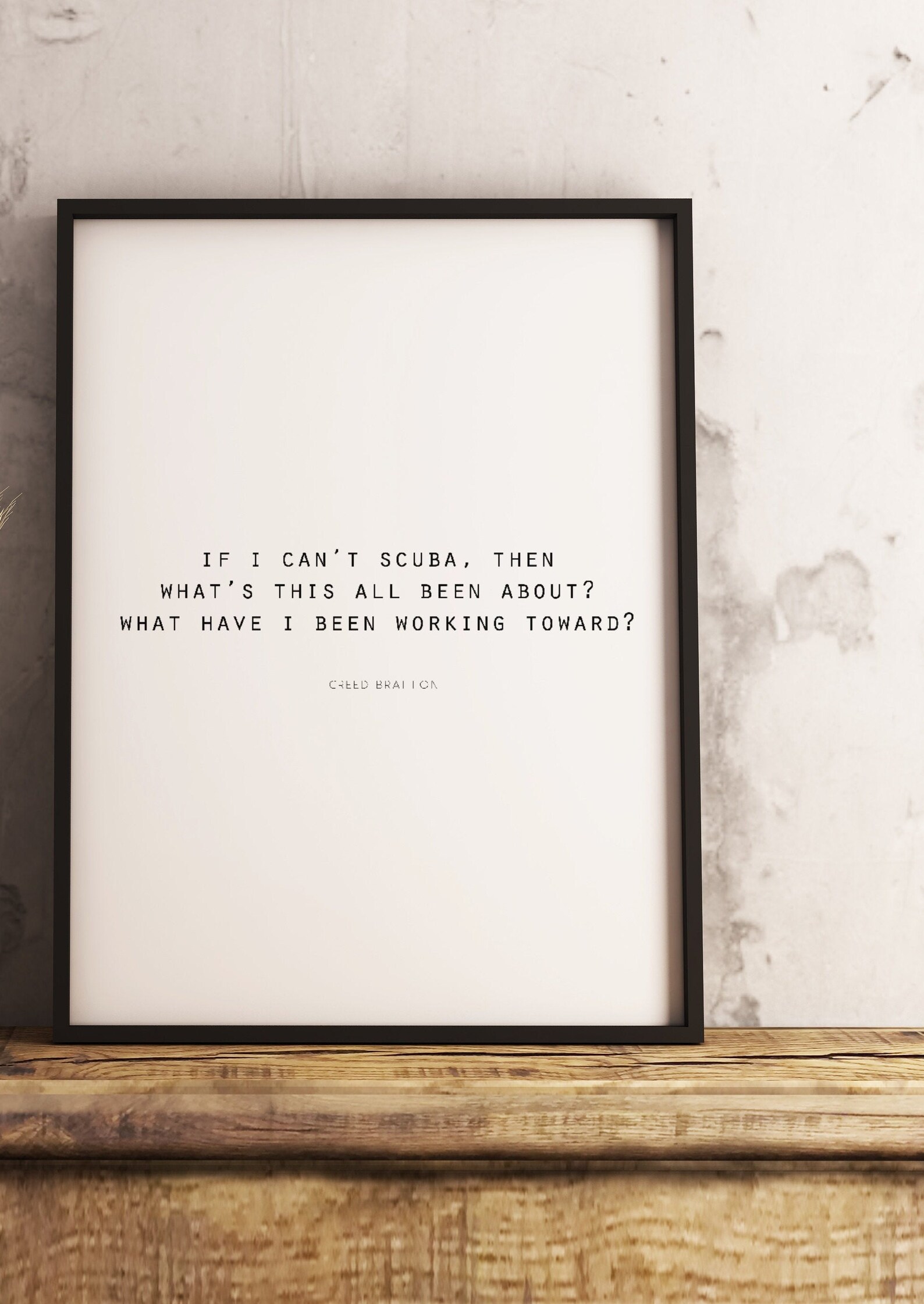 The Office TV Show Printable, If I Can't Scuba Then What's All This ...