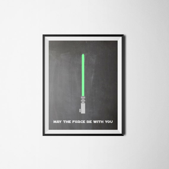 Star Wars may the Force Be With You Digital | Etsy