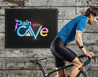 Pain Cave Sign - Etsy UK