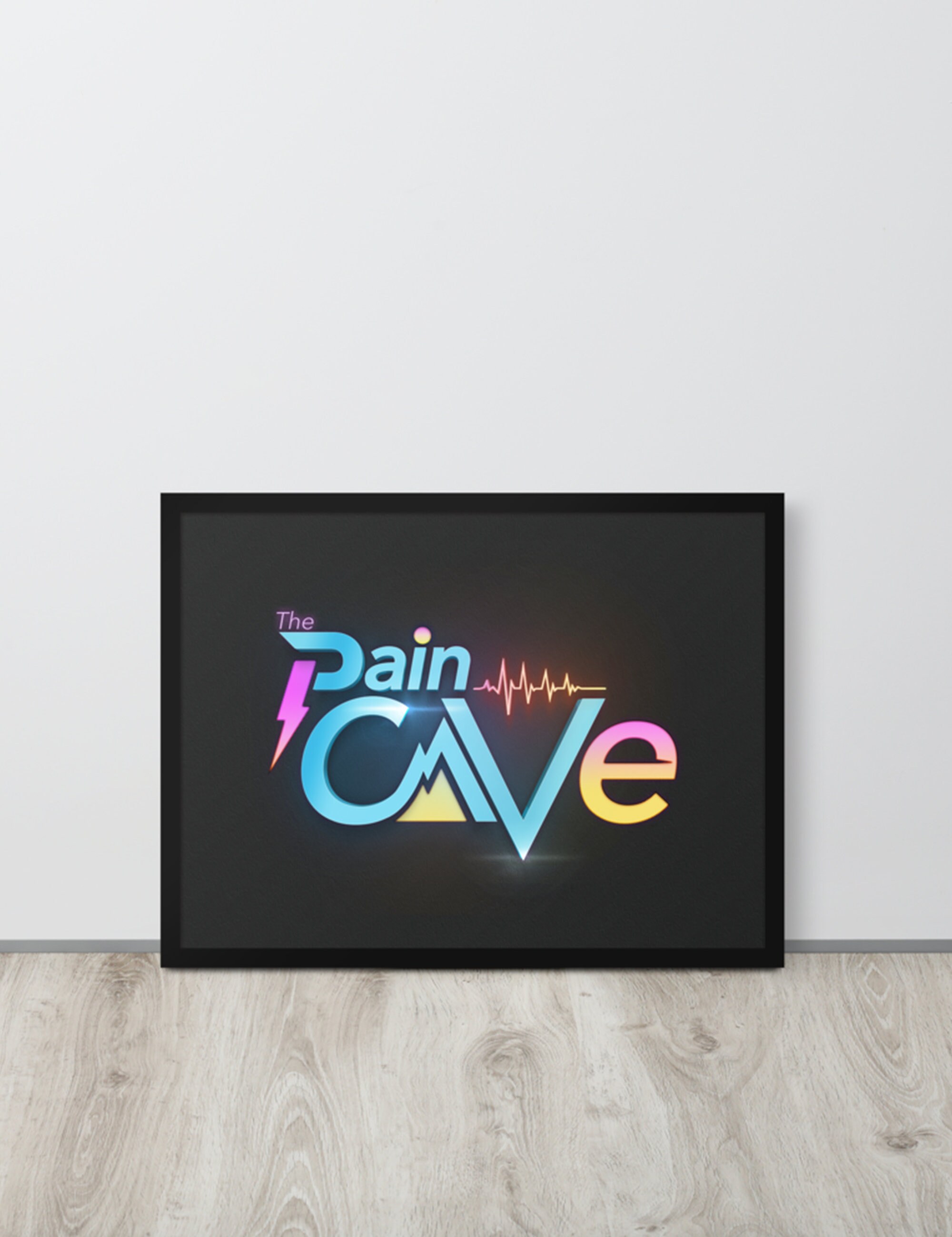 Pain Cave Cycling Poster - Enhanced Matte Paper Framed Poster - Etsy